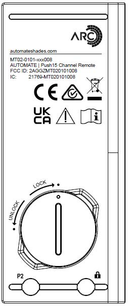 PRODUCT CHANGE | PUSH 15 CHANNEL REMOTE - Automate US